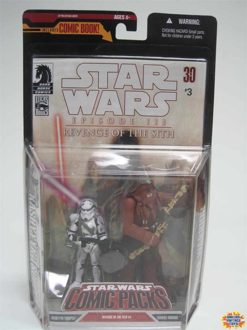 2008 Hasbro Star Wars Comic Packs Kashyyyk Trooper And Wookie Warrior 1b