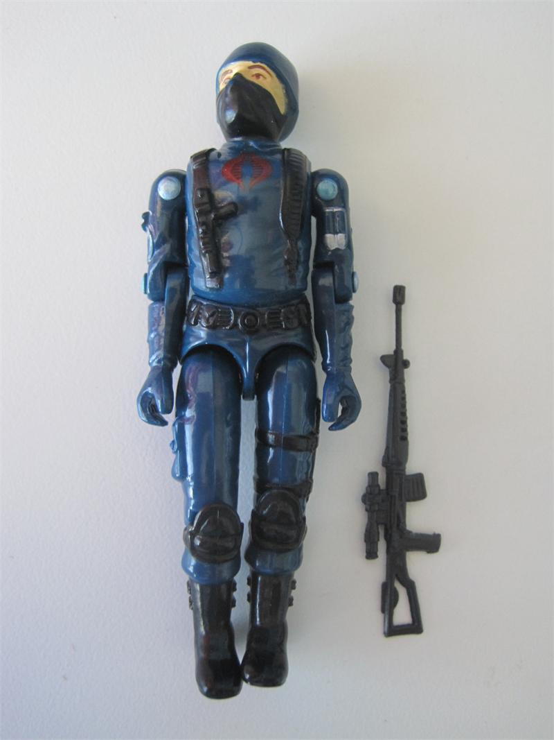 Gi Joe 1982 Cobra Soldier W Red Back Filecard
